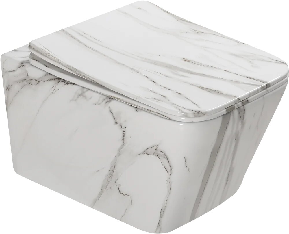 Унитаз подвесной SantiLine SL-5007MRB