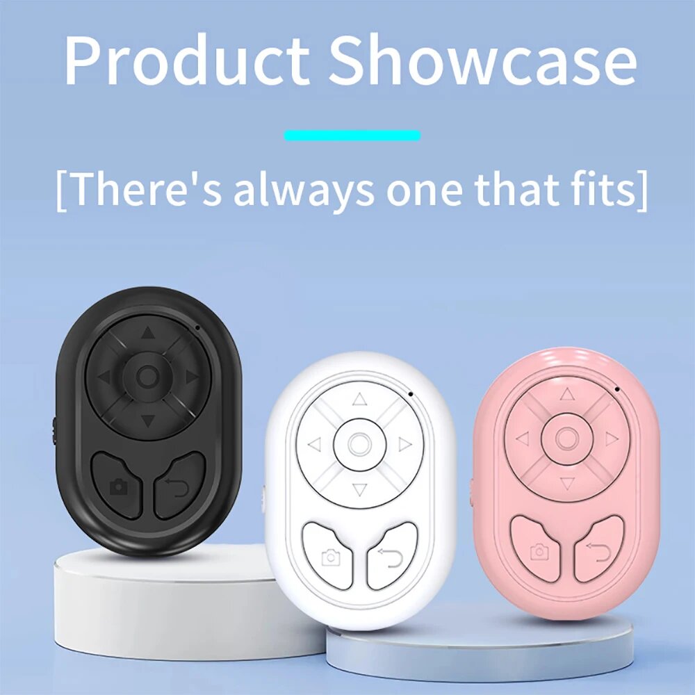 Bluetooth пульт для телефона Розовый