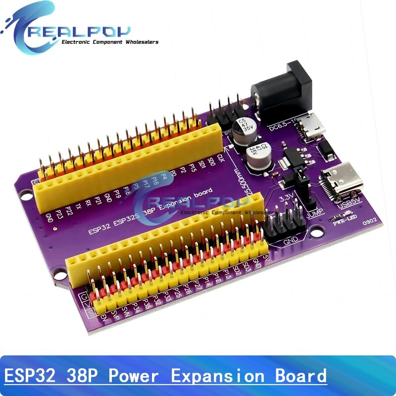 REALPOY ESP32 38pin Expansion board