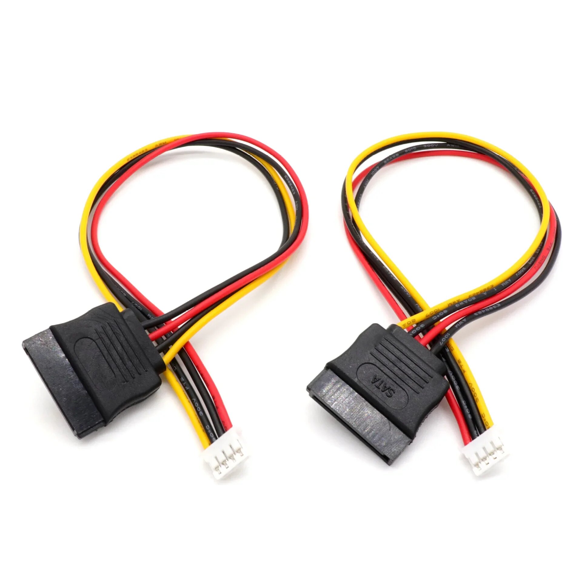 Адаптер питания ITX FDD 4-pin на SATA 15-pin 40 см 40Cm