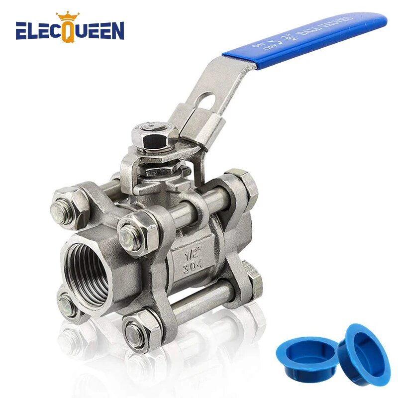 ELECQUEEN Шаровой кран из нержавеющей стали 304 1/2 BSP