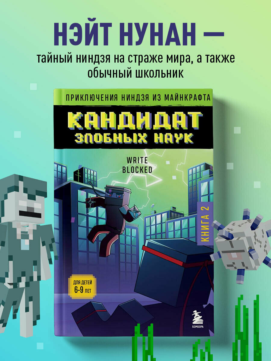 Блок Р. Приключения ниндзя из Майнкрафта. Книга 2. Кандидат злобных наук