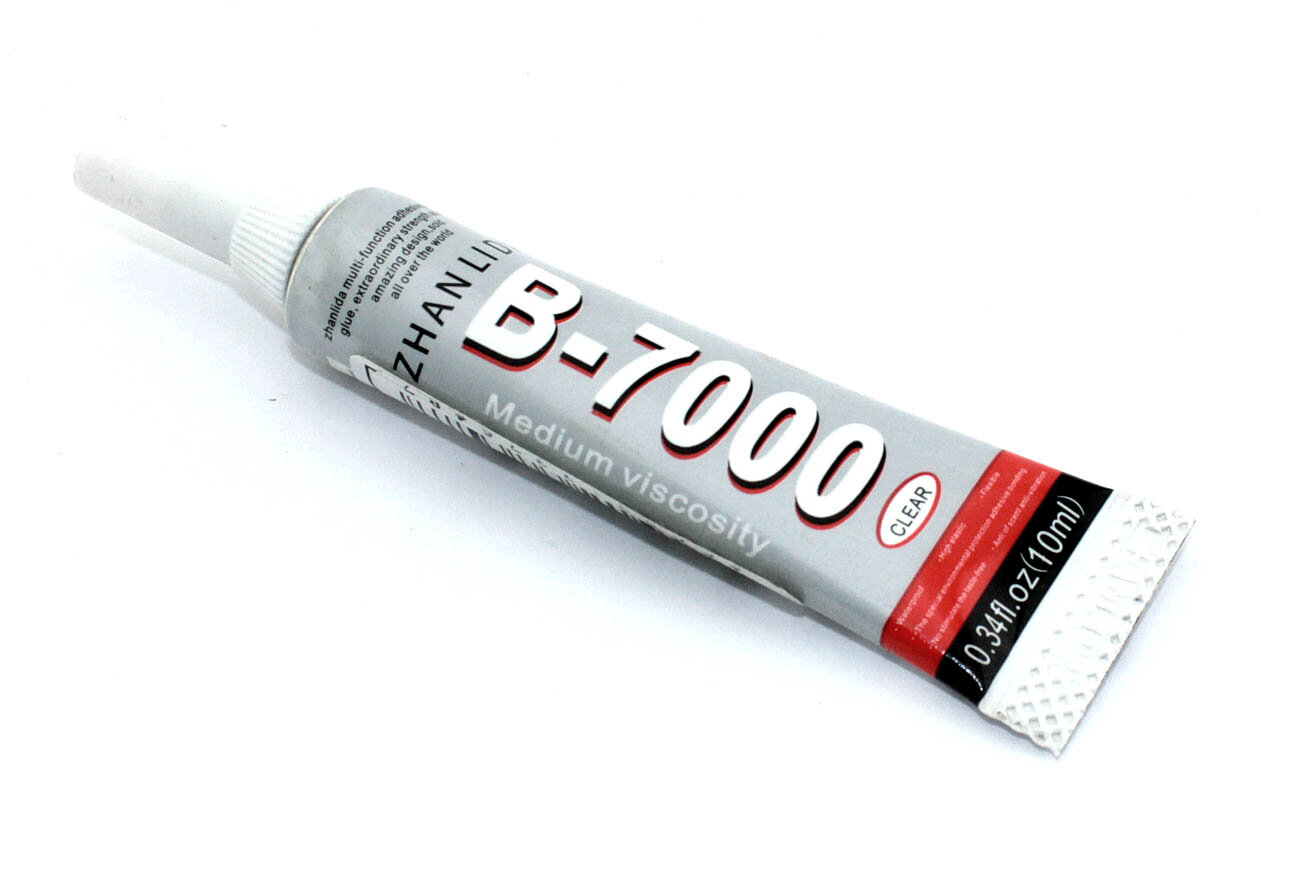 Клей Zhanlida B-7000 прозрачный 10мл уценка