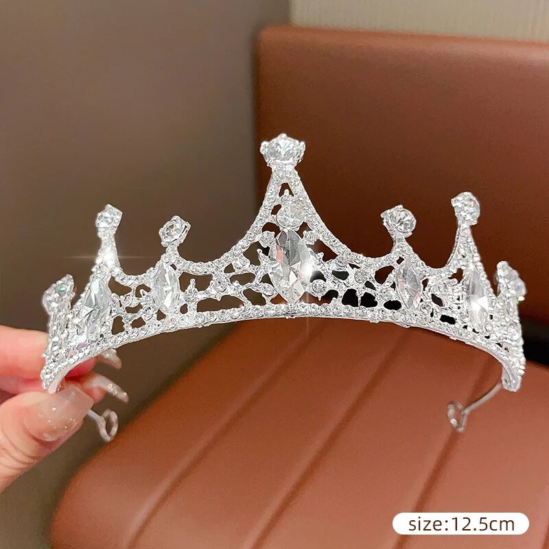 Женская тиара DIEZI, sliver, 12.5cm