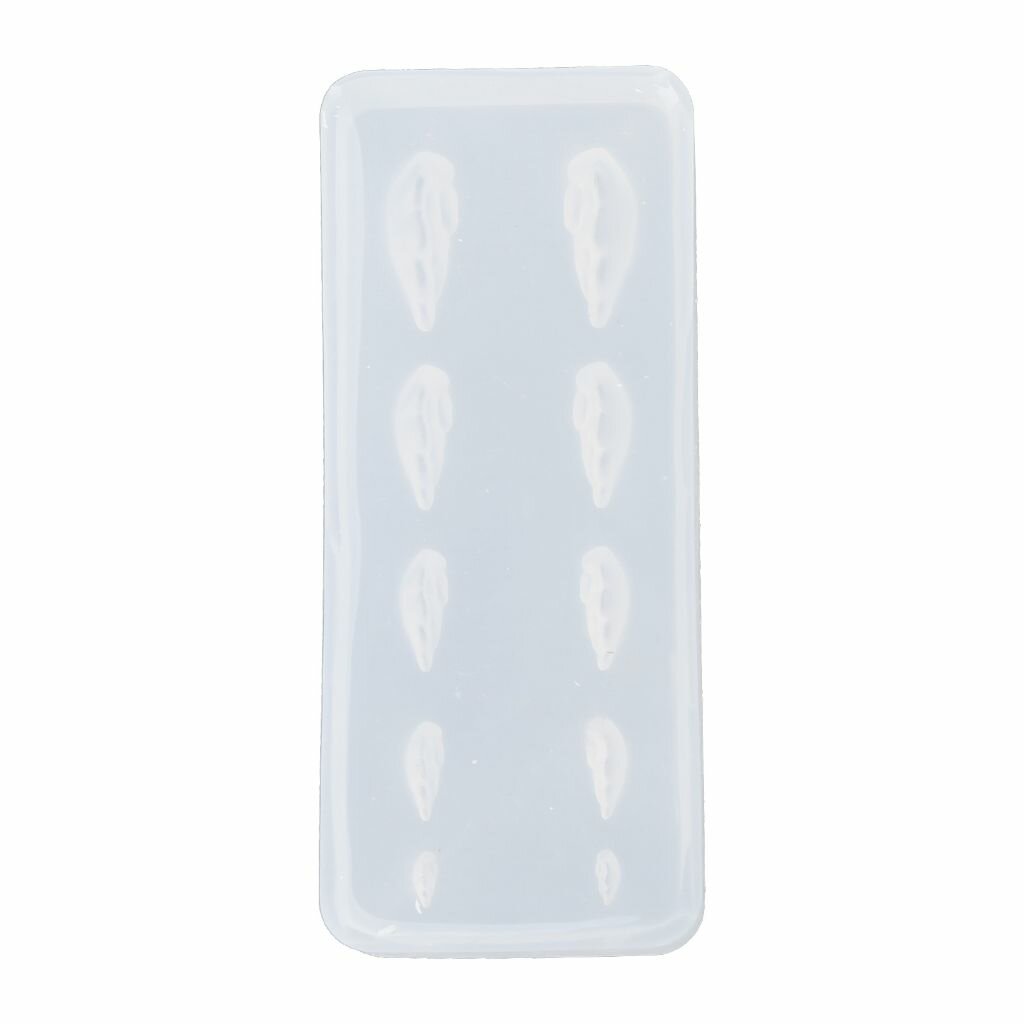 Глиняная форма для ушей русалки ручной работы