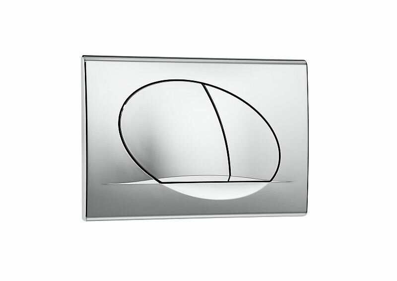 Кнопка клавиша смыва для инсталляции Roca Active 42B для ПЭК, хром глянец (78901140B1) 255х170мм
