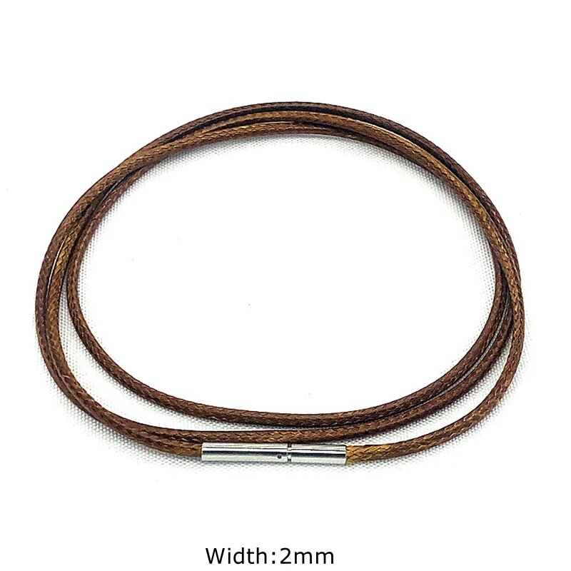 Кожаный шнур для ожерелья, 60cm, BN 2.0mm