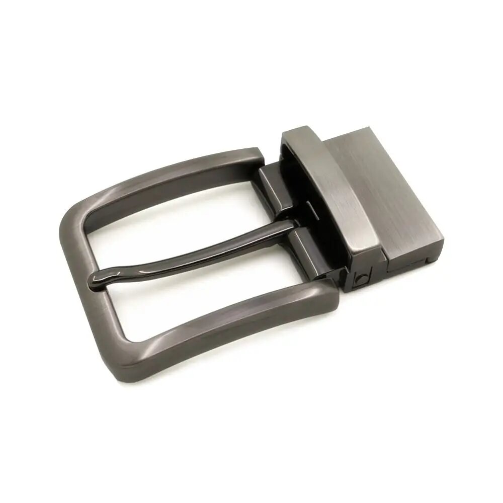 Пряжка для ремня серая, 35 мм, Black Gray