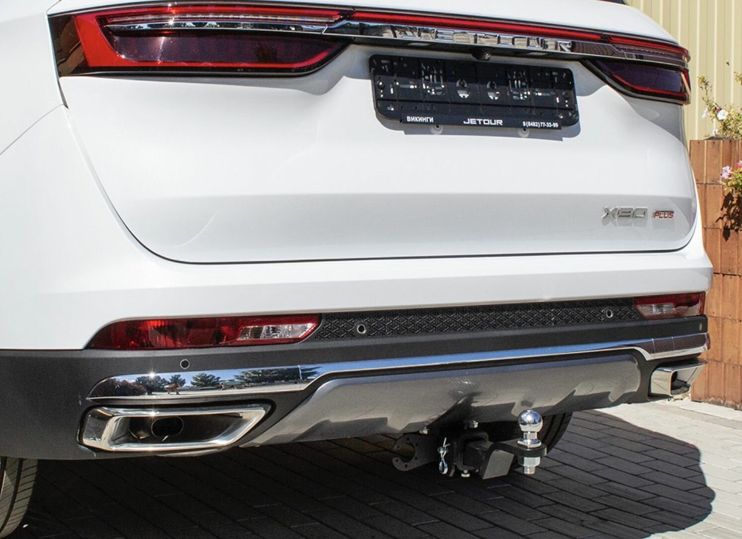 Фаркоп PT GROUP /съемный квадрат/ JETOUR X90 PLUS 2023- (паспорт и сертификат в комплекте)(без электрики) арт. JXD-23-991122.00