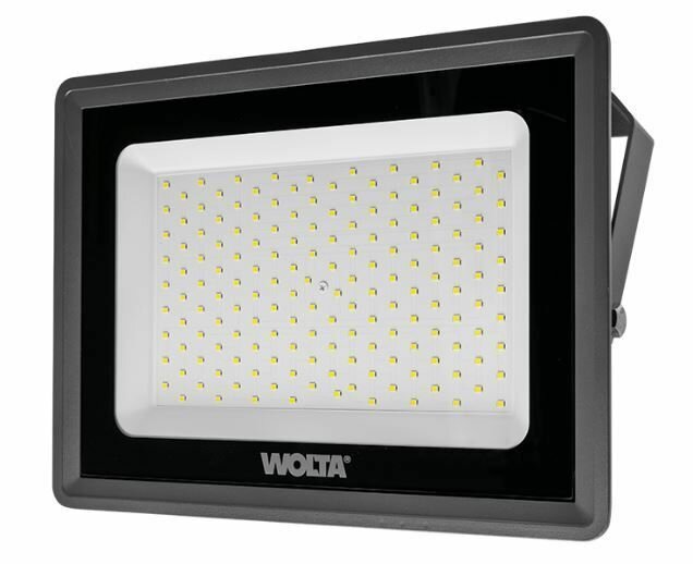 Светодиодный прожектор Wolta 150W (12750 lm) SMD 5700K 6K IP65 (347*48*380 мм.) черный