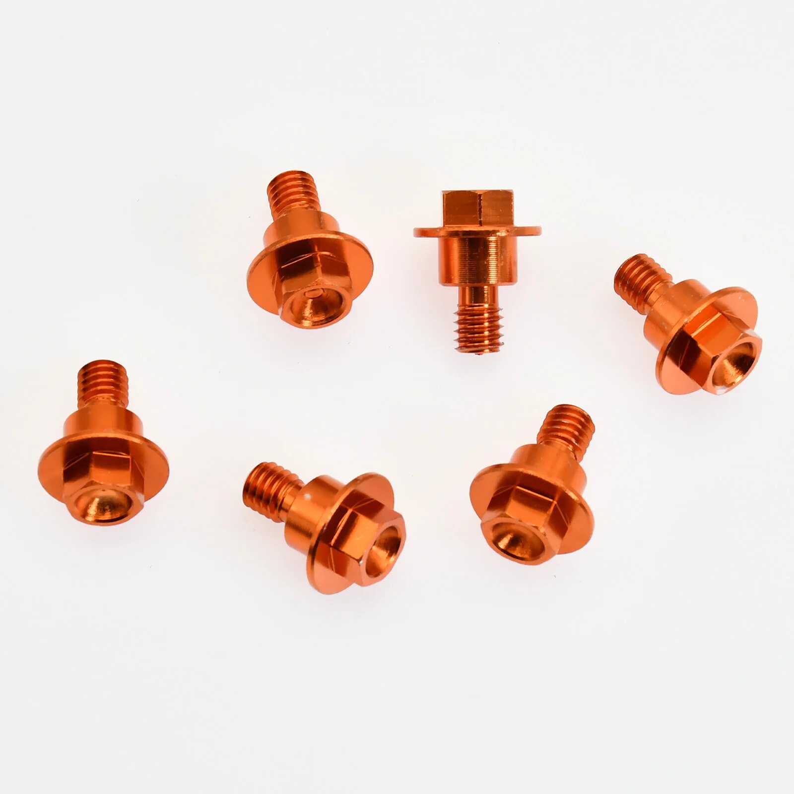 Винт для защиты передней вилки мотоцикла M6 * 12 для KTM Husqvarna TC FC TE FE TX FX 125 150 250 300 350 450 500 Orange