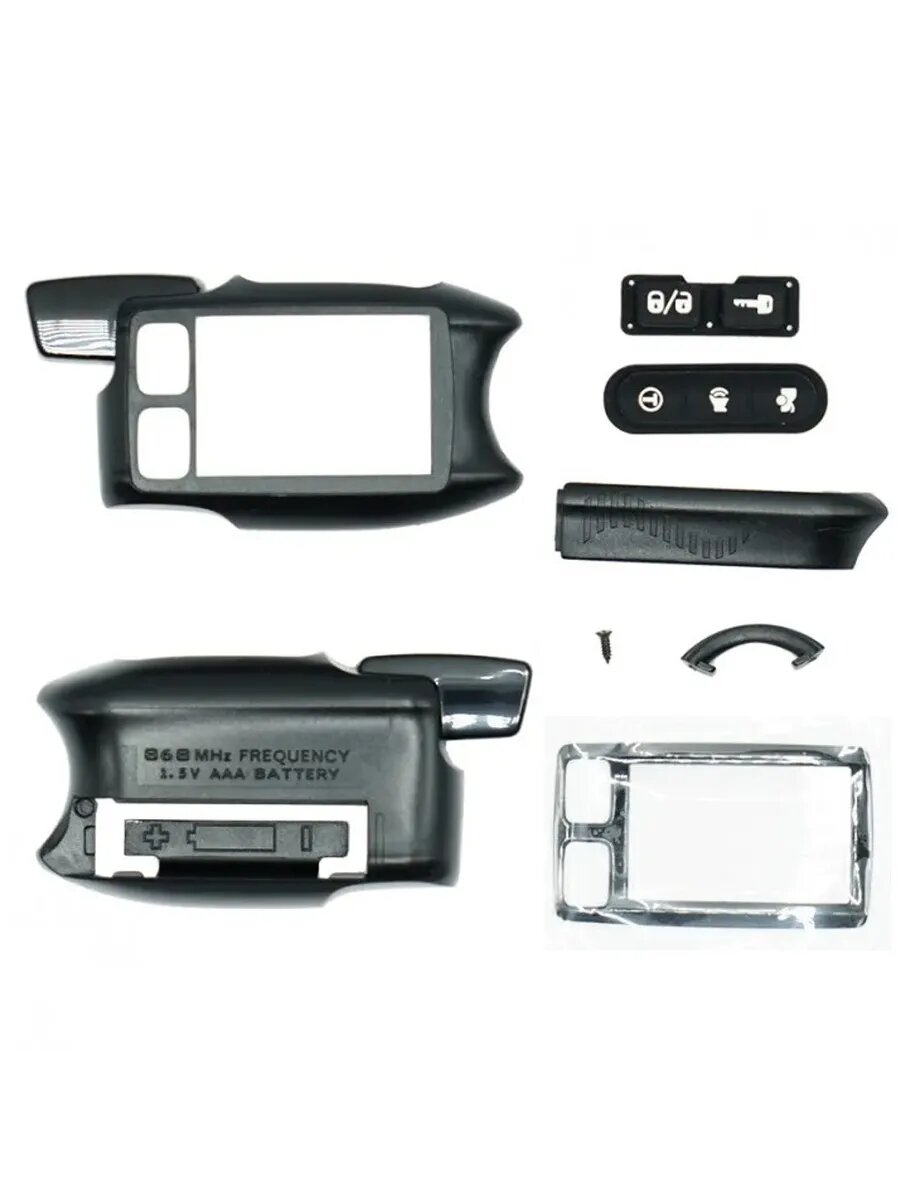 Корпус для брелка автосигнализации Томагавк Tomahawk TW 9,5, пластик