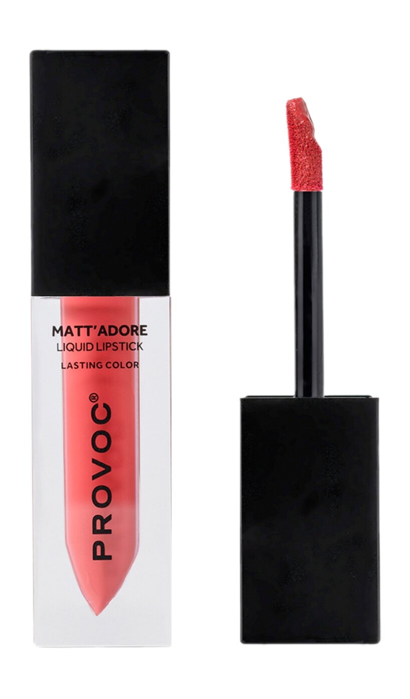 PROVOC Помада для губ жидкая Mattadore Liquid Lipstick матовая, 4,5 г, 65 Russet