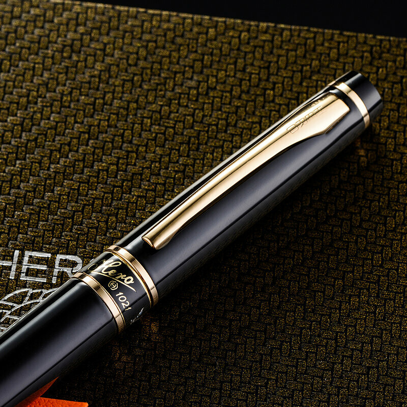 HERO 1021 Art Pen с изогнутым концом из иридия и тонким стержнем, черный Цвет：Одна ручка черная-искусство 1021