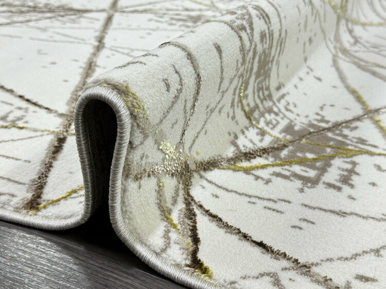 Ковер, Прямой, Бежевый, Золотисто-жёлтый, Серый, Коричневый, Современный, на пол, в гостиную, спальню, в ассортименте (80 см. на 150 см.)