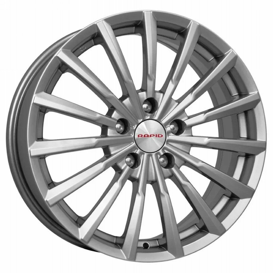 Колесный диск КиК Акцент-оригинал (КС562) 7x17 4x100 ET43 60,1 Дарк платинум