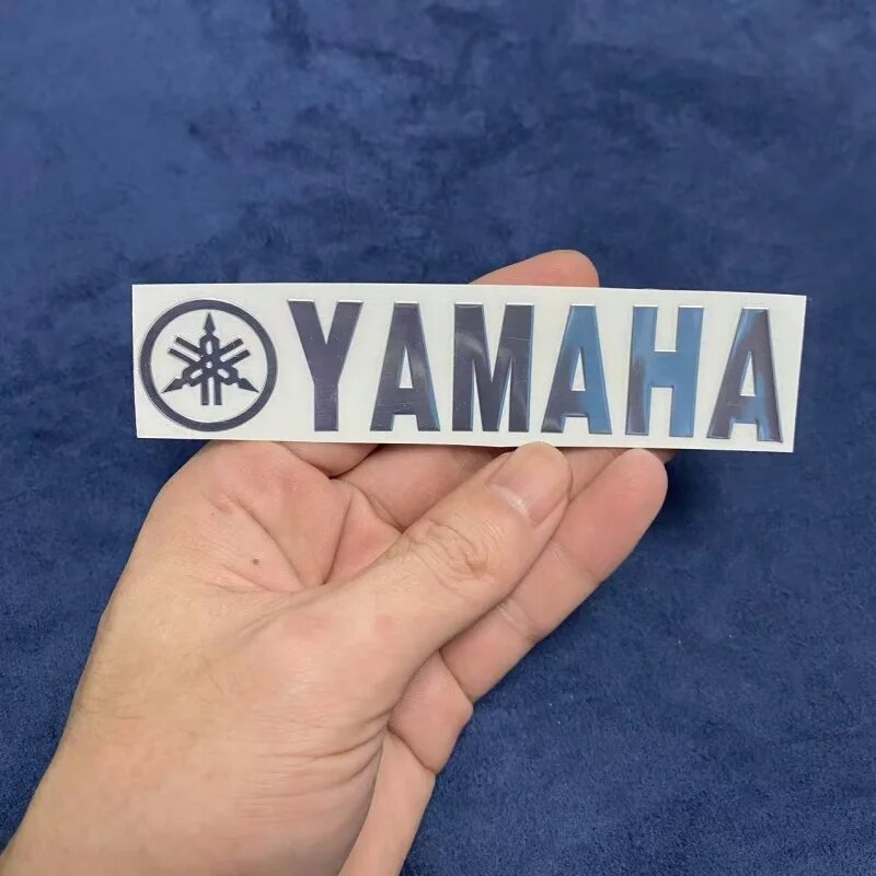 Тонкая металлическая наклейка для мотоцикла Yamaha, значок выхлопной трубы топливного бака, логотип, наклейка для Yamaha Mt-09 Mt-07 NMAX XMAX YZF-R1 R3, ремонт
