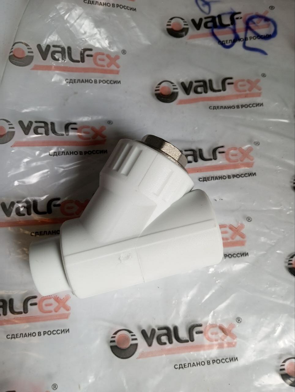 Фильтр косой 32 сетчатый полипропиленовый ВН/НР, латунь PPRC (Valfex) 1шт.