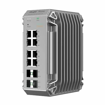 Ruijie RG-NIS3100-8GT4SFP-HP Коммутатор PoE, L2 управляемый, индустриальный