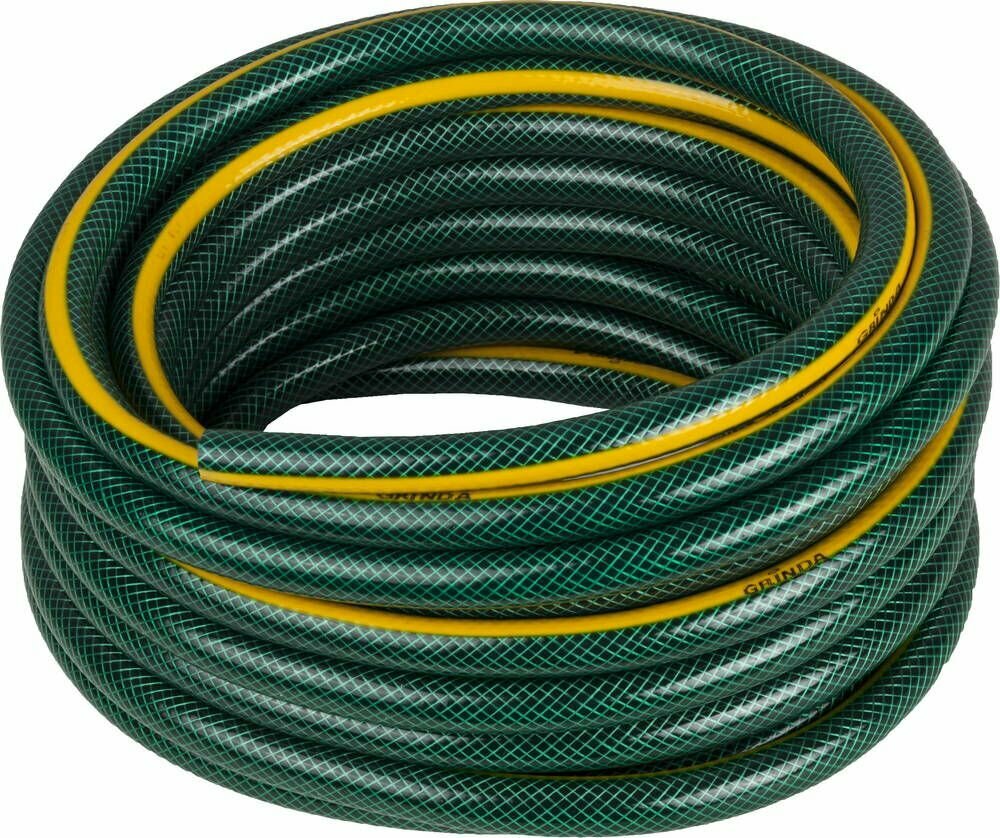 GRINDA STANDARD, 1/2 , 15 м, 20 атм, трёхслойный, армированный, поливочный шланг