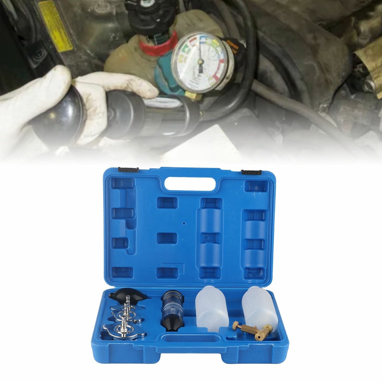 8PCS Комплект тестеров утечки горения CO2 для автомобилей грузовиков тракторов экскаваторов