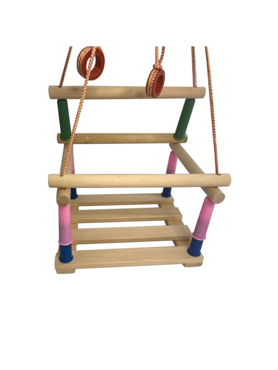 Качели подвесные деревянные