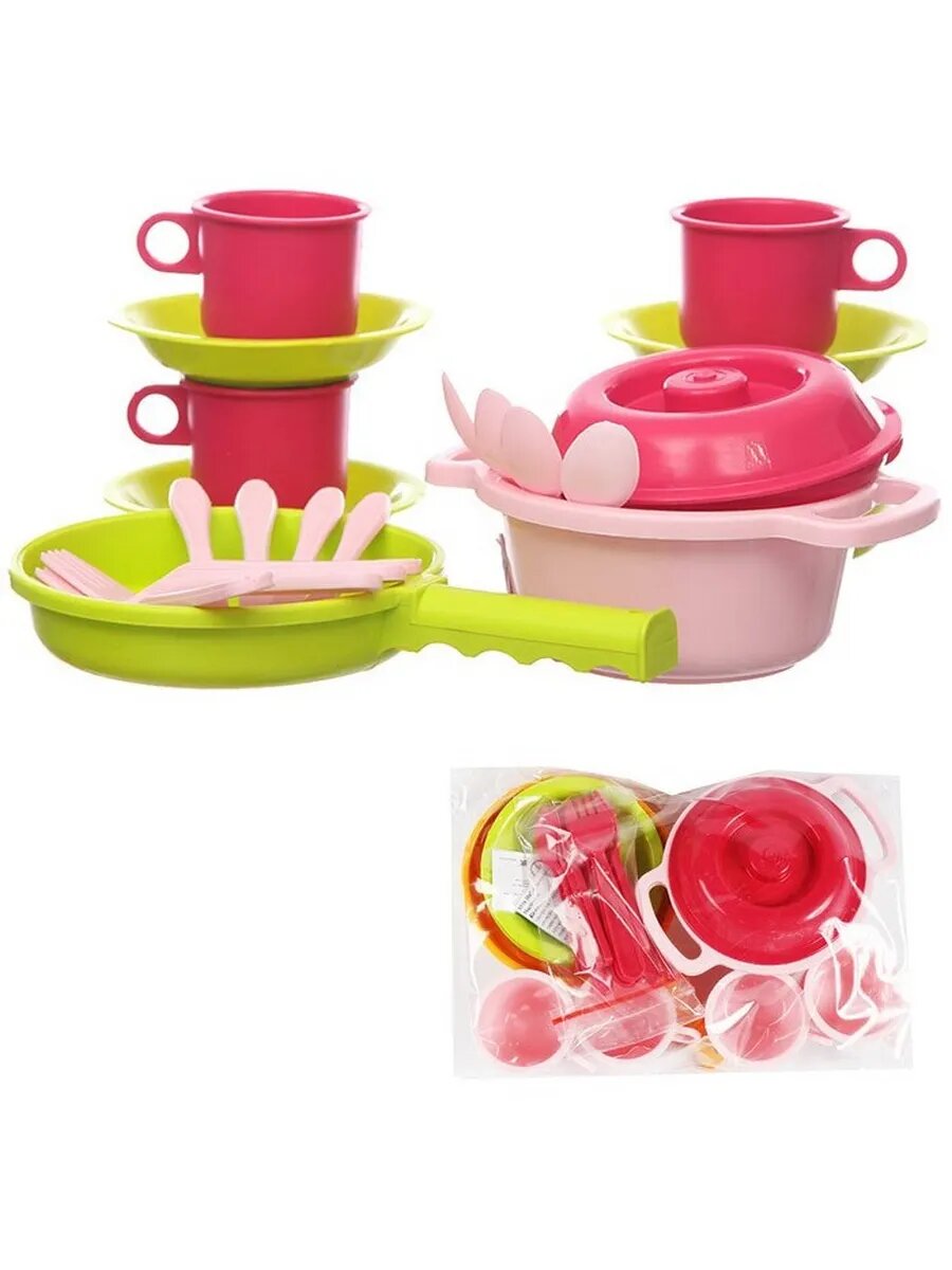 Набор посуды /Настенька/ (в пакете, 23 дет.)