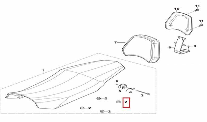 PJ00000931151400 Демпфер ф14x22 для Hisun Tactic HS750ATV