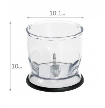 Чаша измельчителя Braun 7050145 MQ20, для блендера, 350мл, пластик, прозрачная