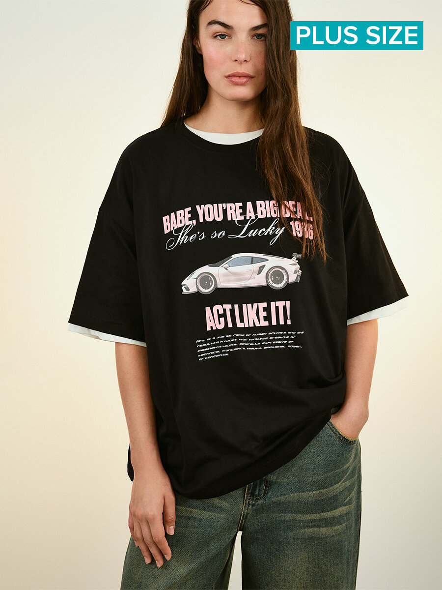 Футболка Plus Size