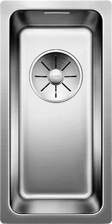 Дополнительная мойка Blanco Andano 180-U металлическая, 22x44, прямоугольная, мойка для кухни, под столешницу, немецкая