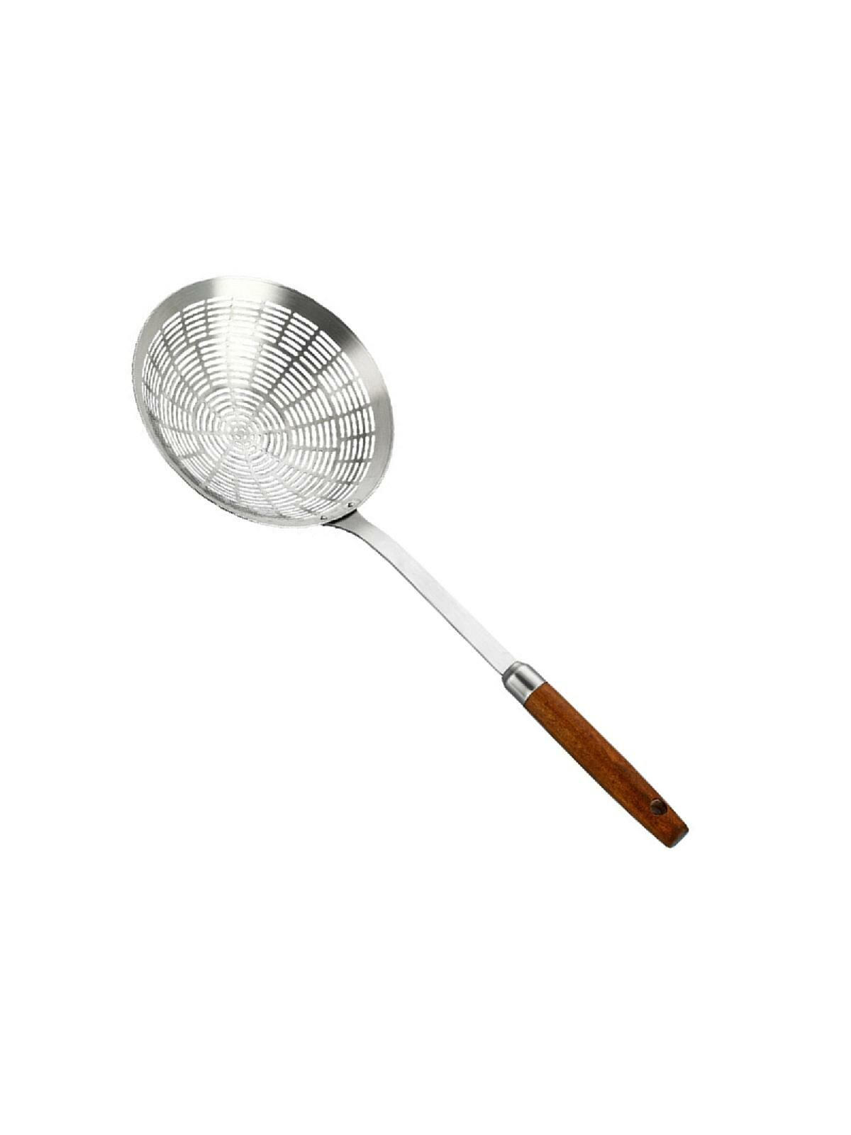 Большая чаша, шумовка, сито, металлическая шумовка для слива и приготовления