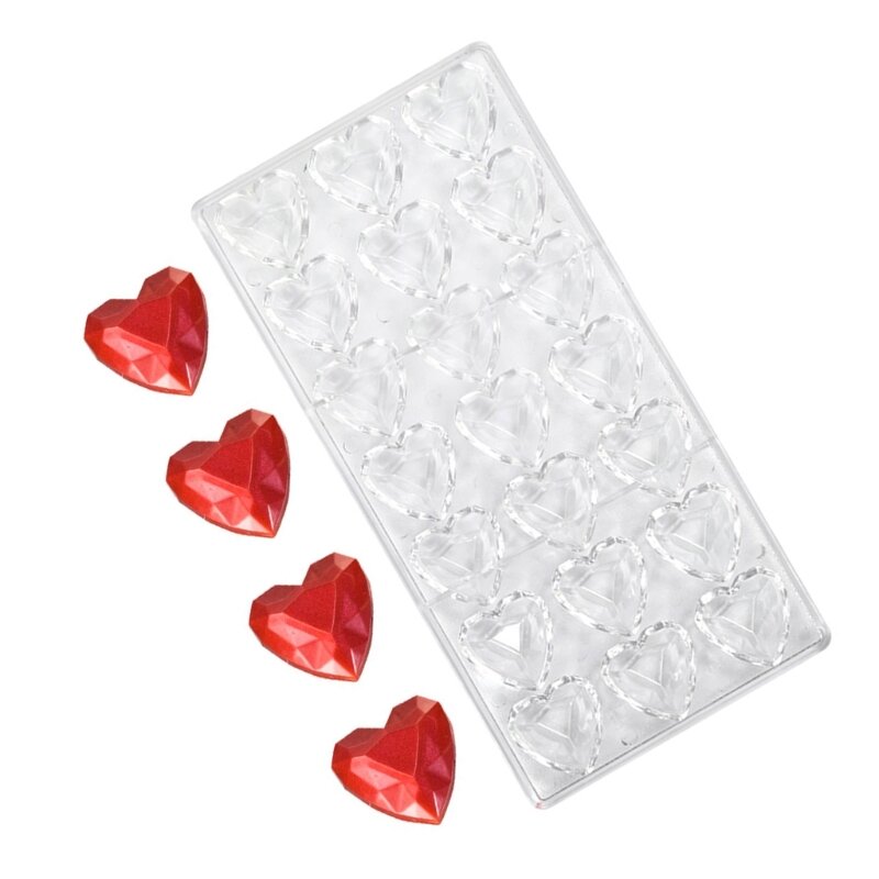 Формы для Шоколадного сердца Формы Для изготовления шоколада Формы для Помадки Пластиковая Текстура