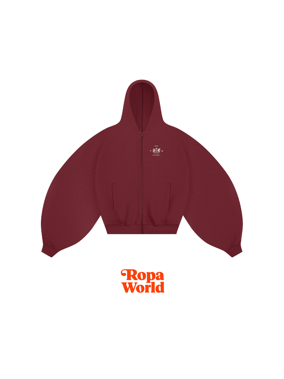 Худи Зип Укороченное "University"