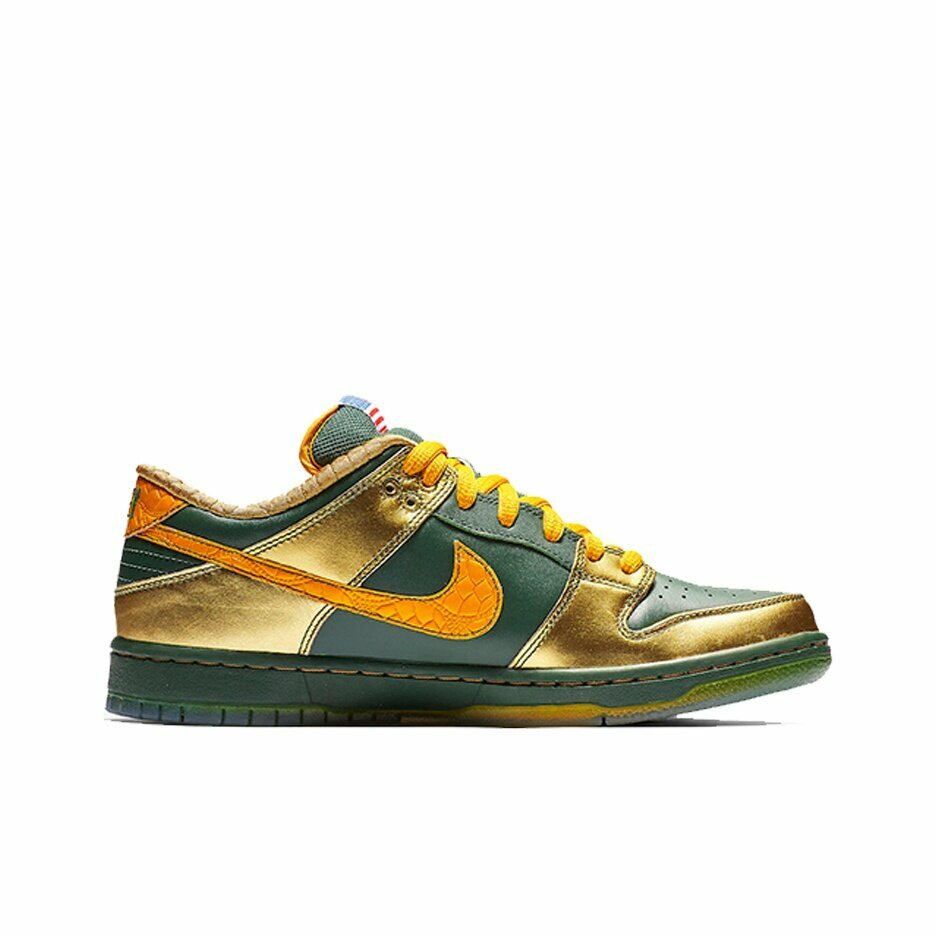 Кроссовки NIKE Dunk SB, размер EU 36 стопа (23CM), green — фото 1