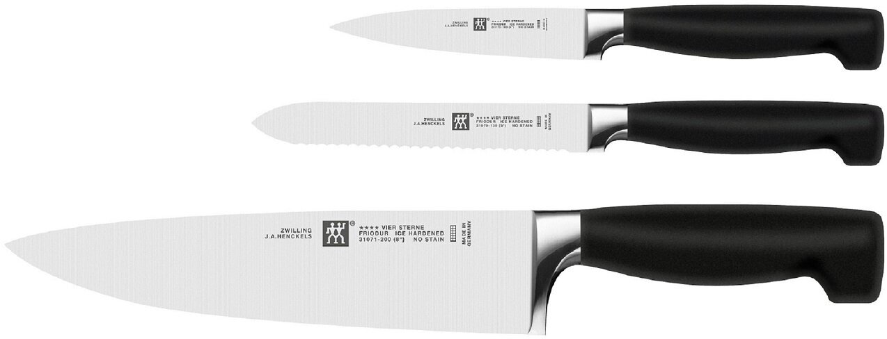 Набор из 3-х кухонных ножей, серия TWIN Four Star, 35168-100, ZWILLING J.A. HENCKELS, Германия