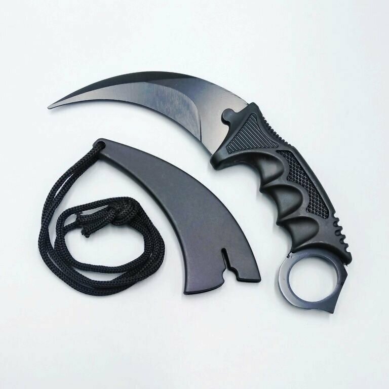 Керамбит Нож туристический универсальный Коготь 19см, для похода, охоты, рыбалки длина лезвия 9см. Сувенир подарок мужчине на день рождения, новый год