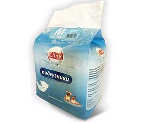 Подгузники для собак и кошек Cliny m 5-10кг 9шт к203