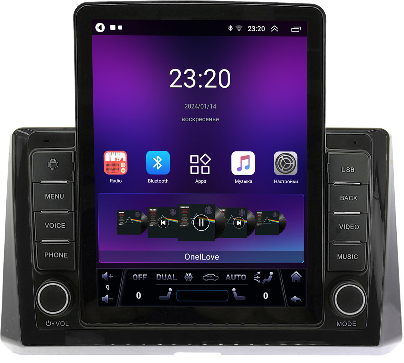 Штатная магнитола Toyota Corolla (E210) 2018-2026, Corolla Cross 2020-2024 Canbox GTR095-1078 Android 10 (QLed, 4/64, DSP, CarPlay)