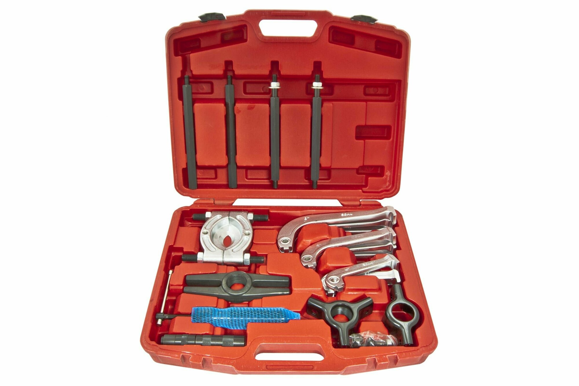 Набор съемников подшипников универсальный (сегментного типа/двух- трехзахватные , L: 160мм, 210мм, 270мм), в кейсе эврика ER-86848