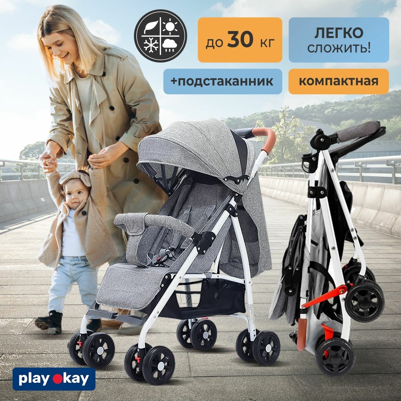 Коляска прогулочная
