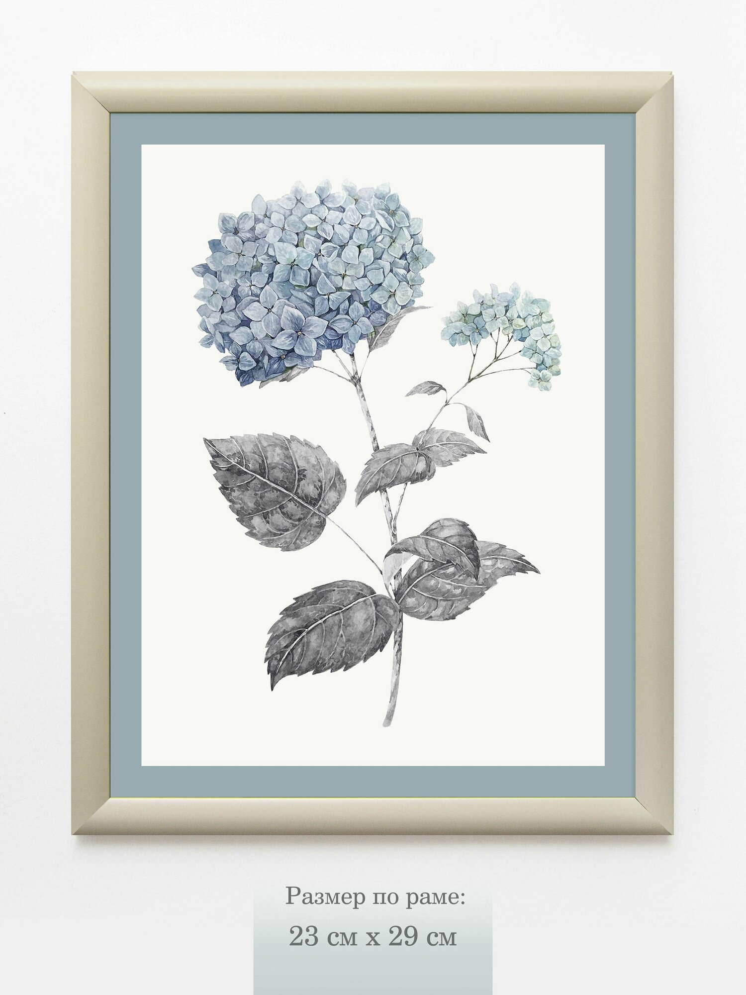 Картина серии "Нежность" на натуральном хлопковом холсте в багетной раме