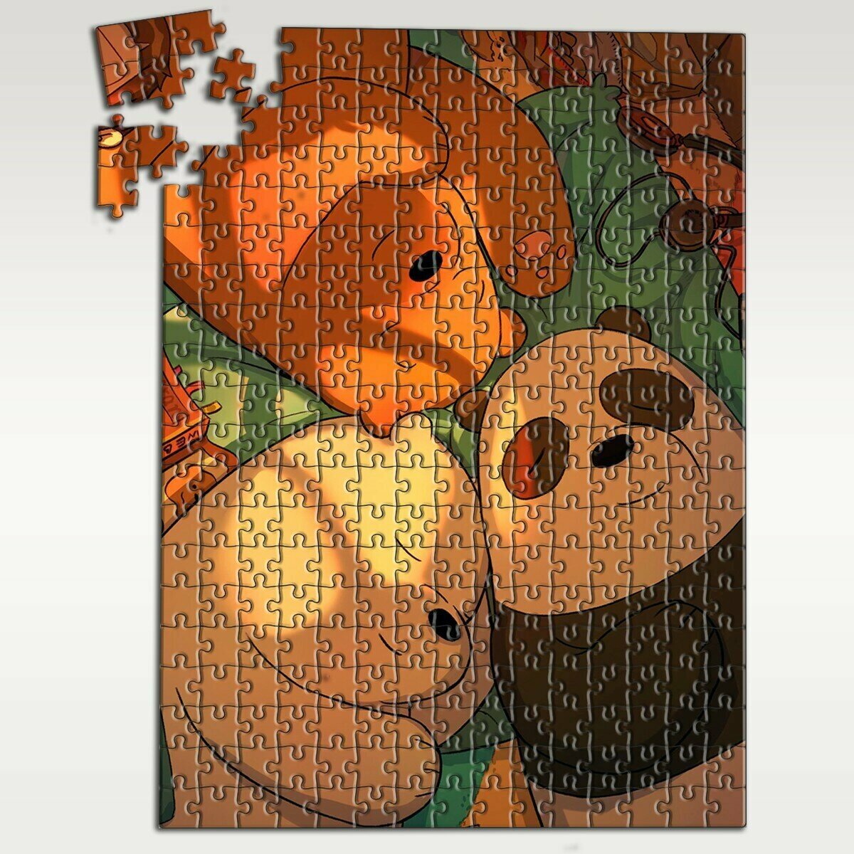 Пазл картонный А3: модель мультфильм вся правда о медведях - 5385 П