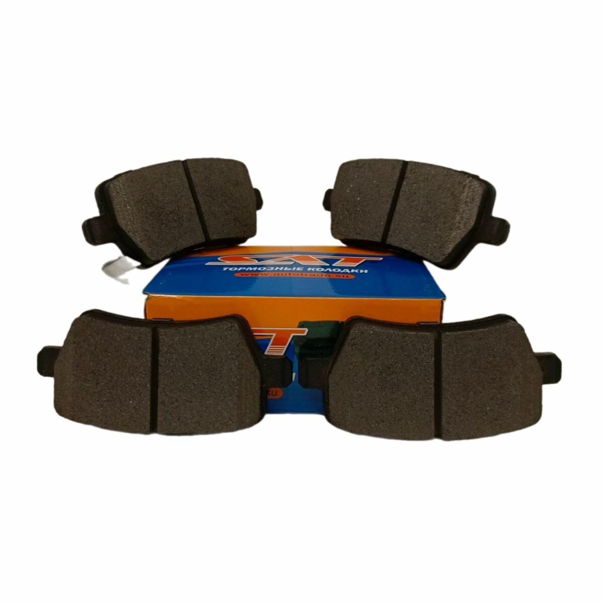 Колодки тормозные задние Москвич 3 Джак Джей7 ДжейС4 (JAC J7 JS4) комплект 4шт SAT