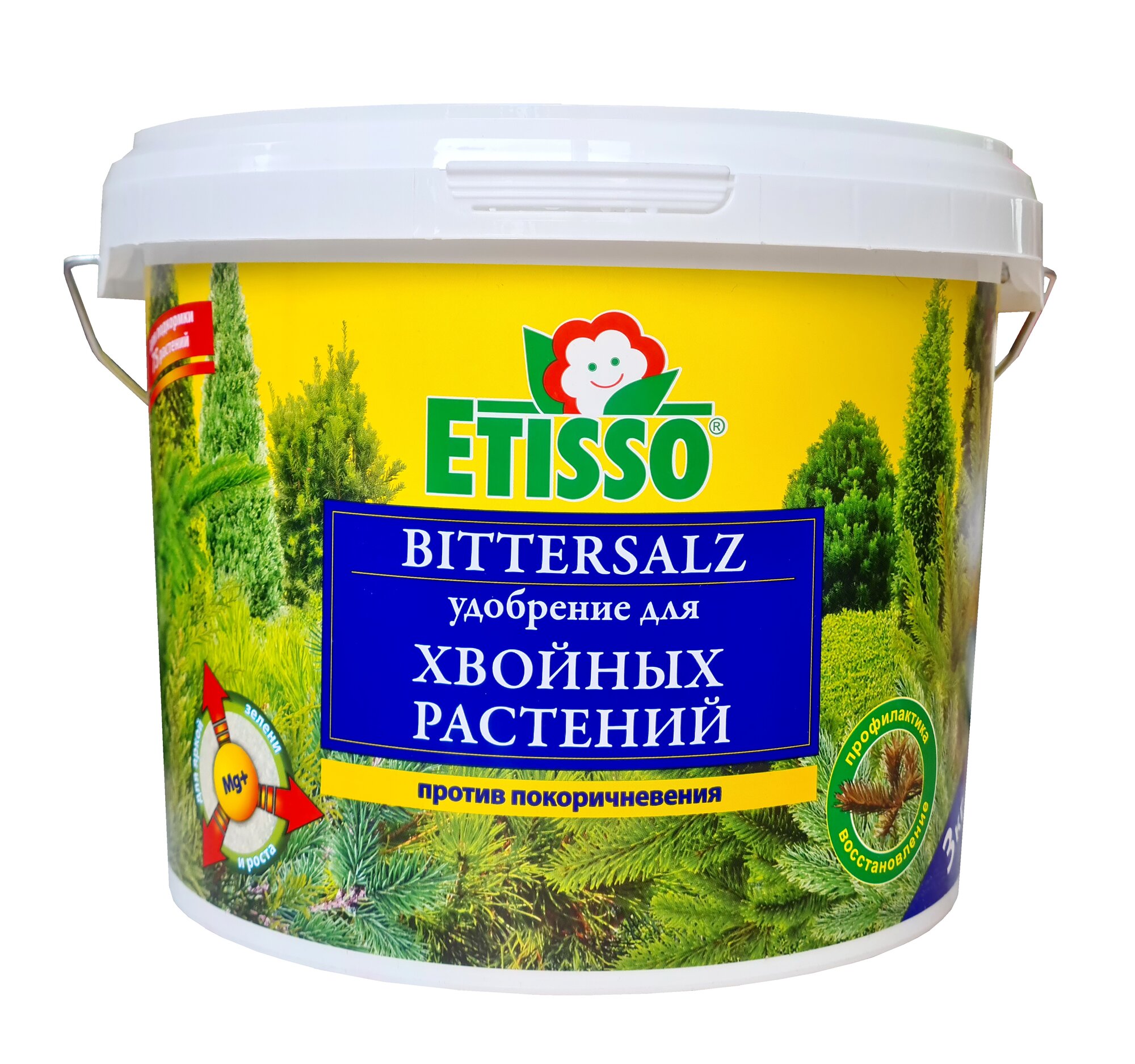 ETISSO (этиссо) Удобрение для хвойных растений (подкормка, профилактика покоричневения и восстановление), 3 кг (Германия)