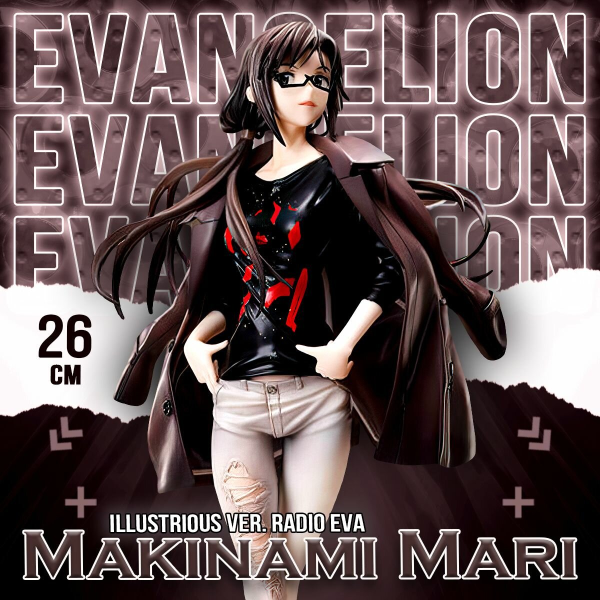 Аниме фигурка Makinami Mari Illustrious Original Color 26 см YZ