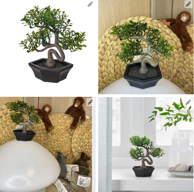 Растение икеа Бонсай искусственное11 см. Икеа.