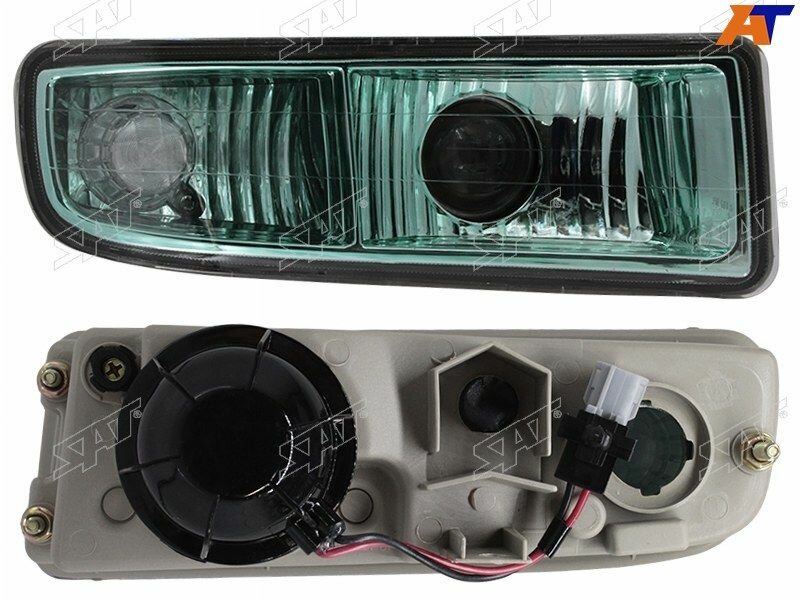 . SAT Фара противотуманная для LEXUS LX470 98-07 правая зеленый оттенок