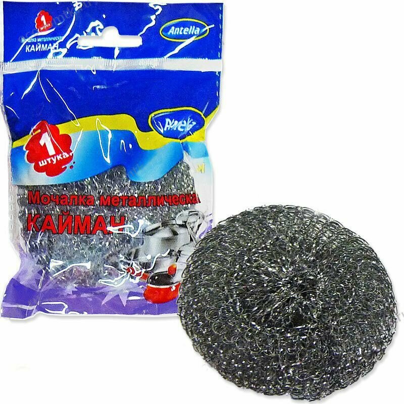 Мочалка для посуды металл. Кайман Антелла, арт. 3778