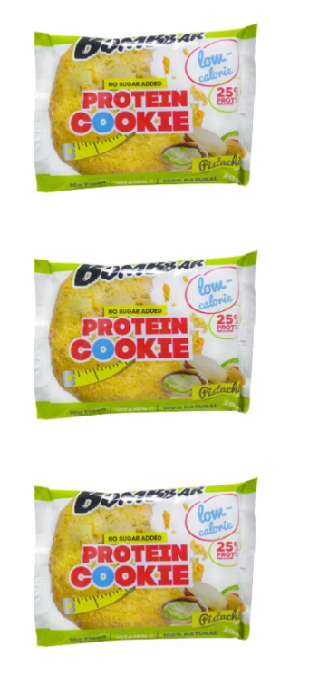 Печенье BOMBBAR низкокалорийное протеиновое, фисташка, 40 гр, 3 шт